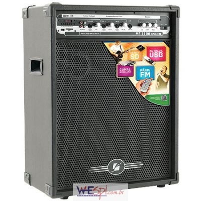 Wespi Atacado : CAIXA AMPLIFICADA MF 1100 - 100W RMS - WOOFER DE 12 ...