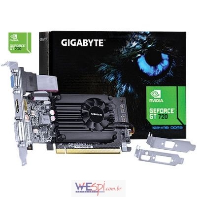Wespi Atacado : PLACA DE VIDEO GT 720 1GB DDR3 64 BITS LOW PROFILE - GV ...