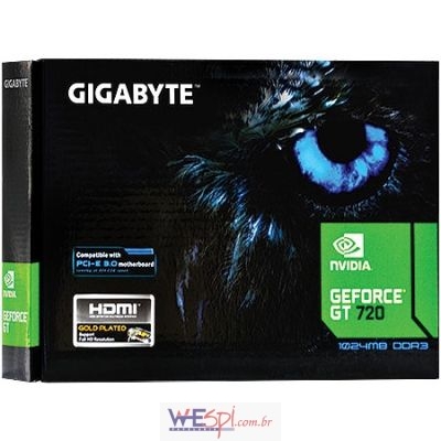 Wespi Atacado : PLACA DE VIDEO GT 720 1GB DDR3 64 BITS LOW PROFILE - GV ...